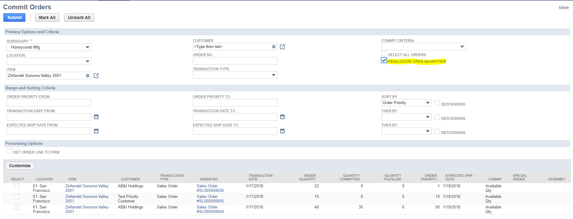 Allocating Items on Sales Order Based on Order Priority in NetSuite ... Allocating Items on Sales Order Based on Order Priority in NetSuite ...