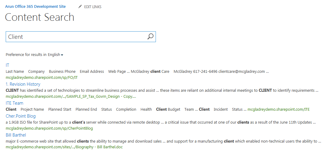 Render Content In Sharepoint With Content Query And Content Search Rsm Technology